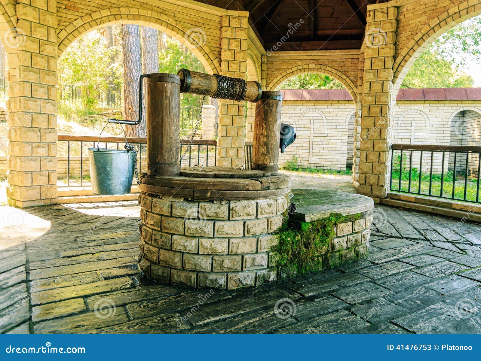 Well-water stock image. Image of style, background, architecture - 41476753