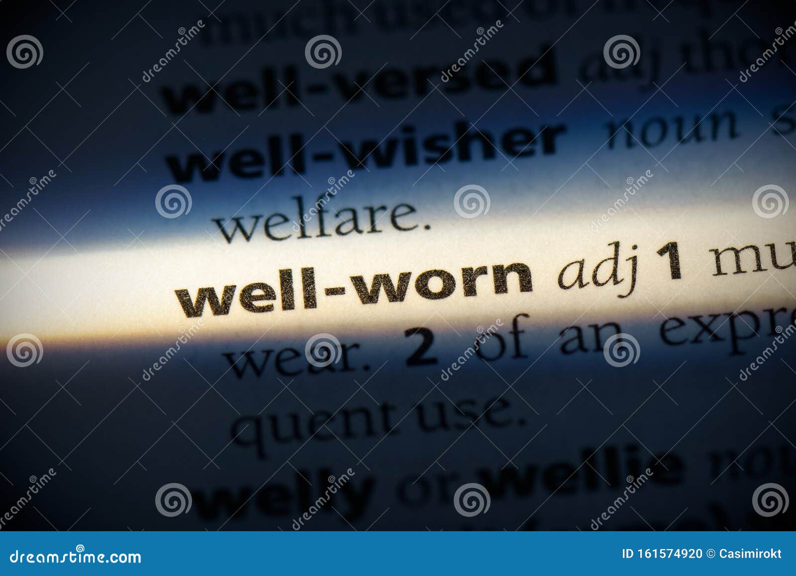 Well-worn stock photo. Image of english, worn, dictionary - 161574920
