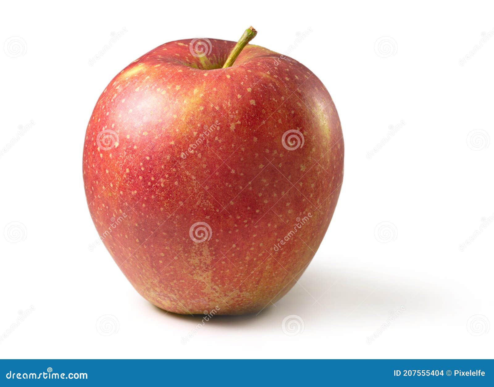 Wellant Apple Isolated Against White Background Stock Photo - Image of ...