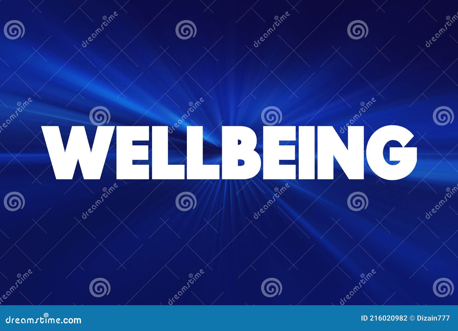 Wellbeing Text Quote, Concept Background Stock Illustration ...
