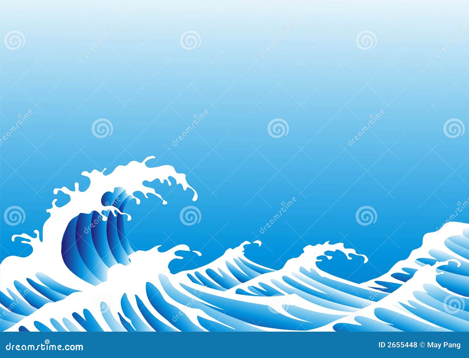 Welle vektor abbildung. Illustration von stilvoll, eleganz - 2655448