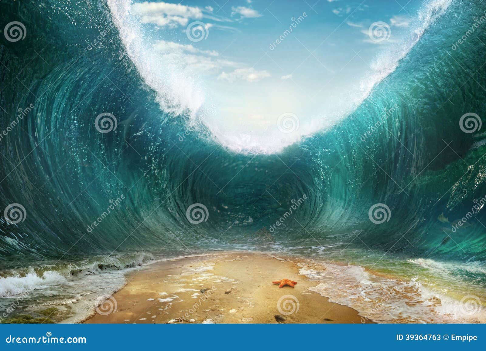 Wellen stockbild. Bild von meer, strand, auszug, tsunami - 39364763