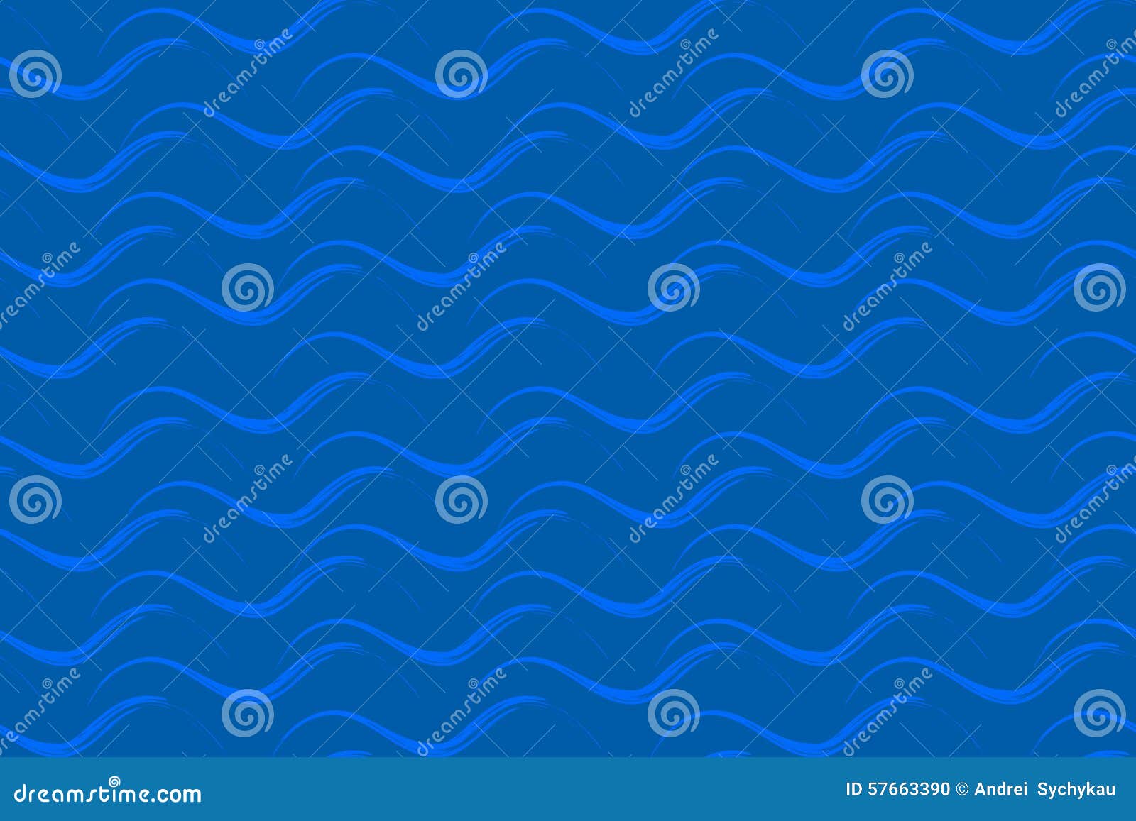 Wellen Vector Nahtloses Muster EPS10 Vektor Abbildung - Illustration ...