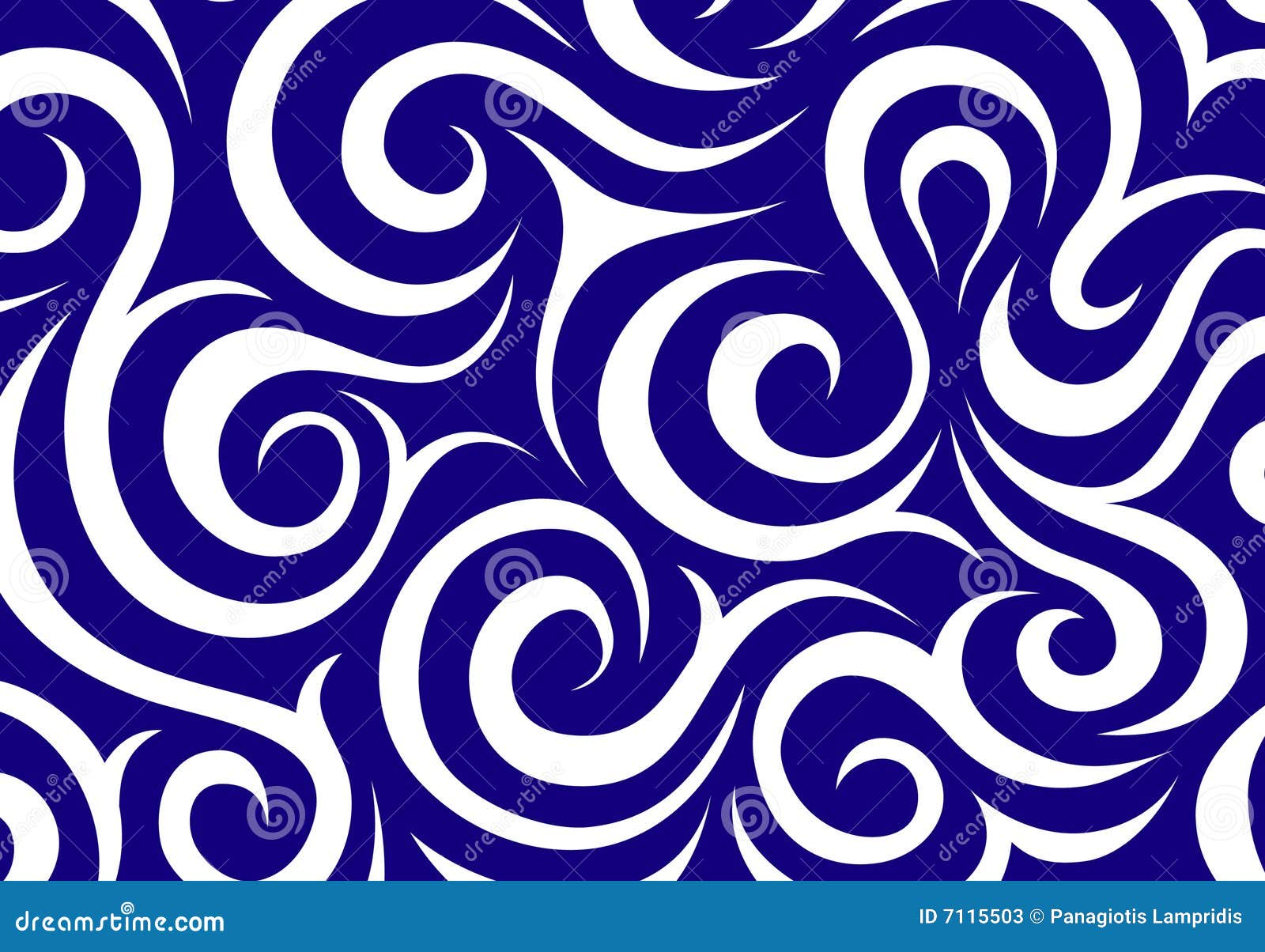 Wellenmuster vektor abbildung. Illustration von romanze - 7115503