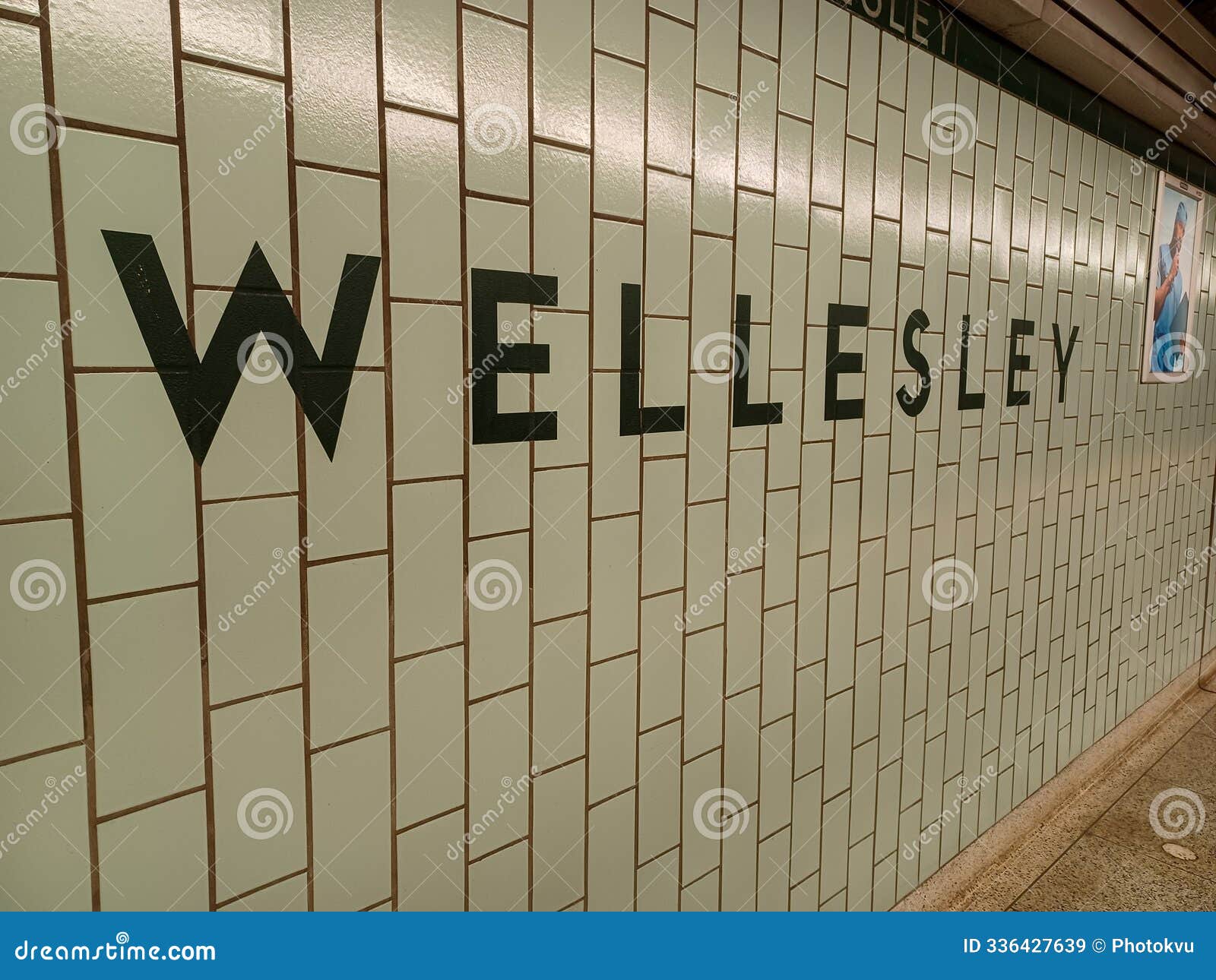 Wellesley Subway Station Interior View Editorial Stock Image - Image of ...