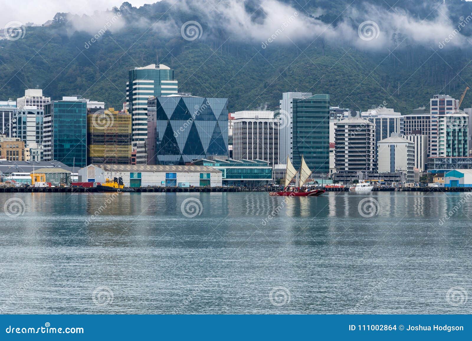 Wellington waterfront stock photo. Image of seacoast - 111002864