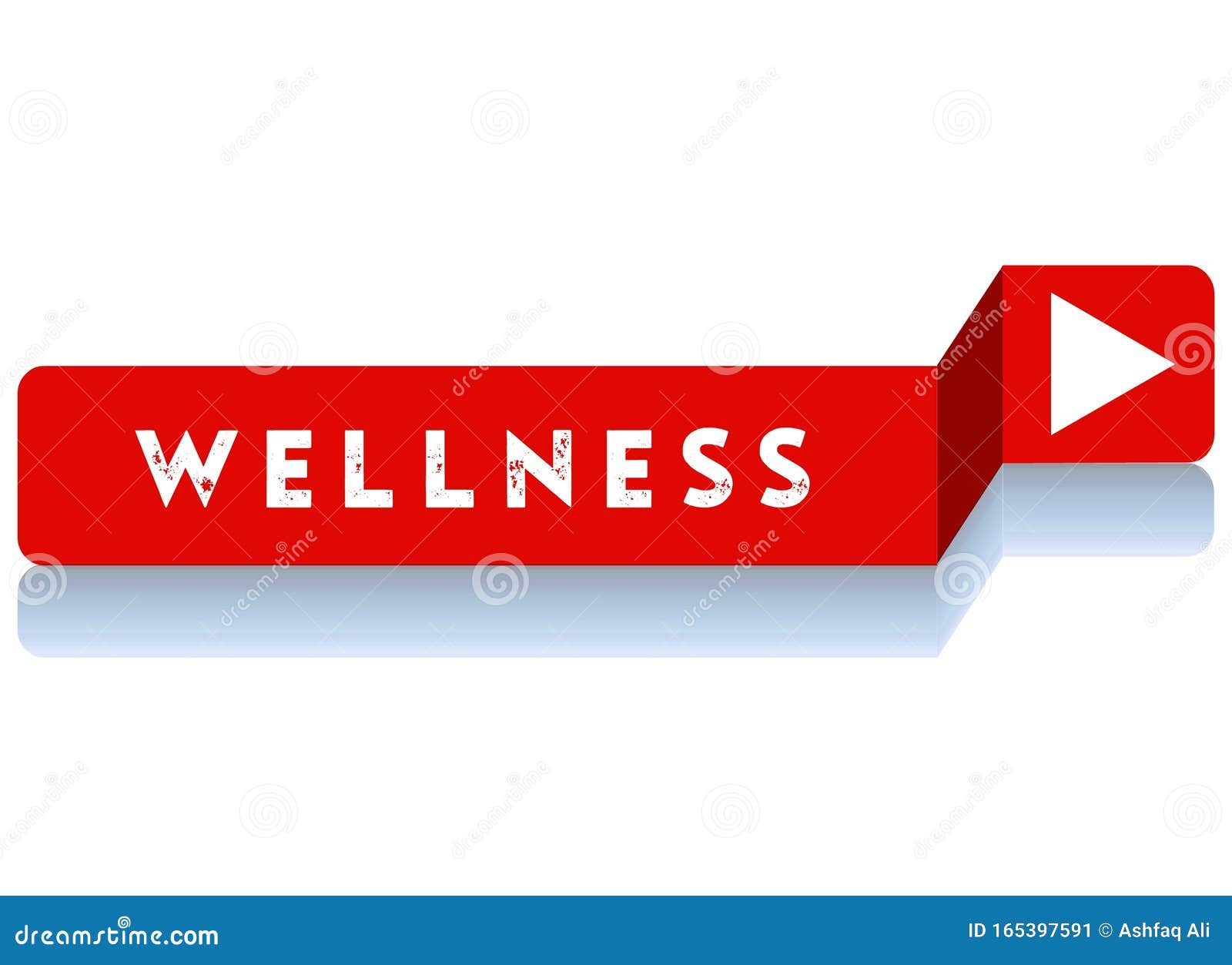 Wellness Beautiful Tag Banner Design Illustrations on White Background ...