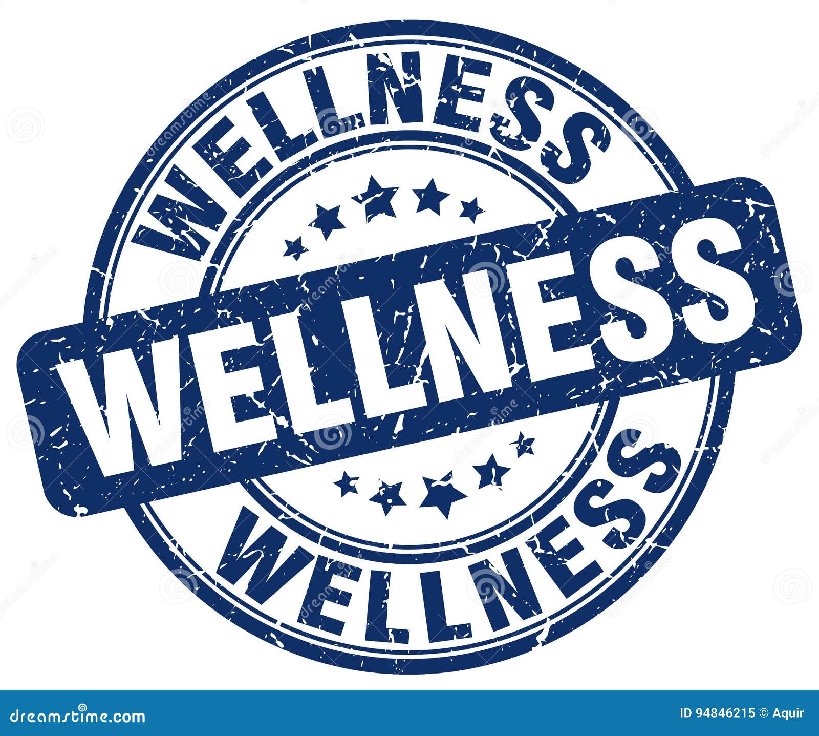 Wellness blue grunge stamp stock vector. Illustration of vintage - 94846215