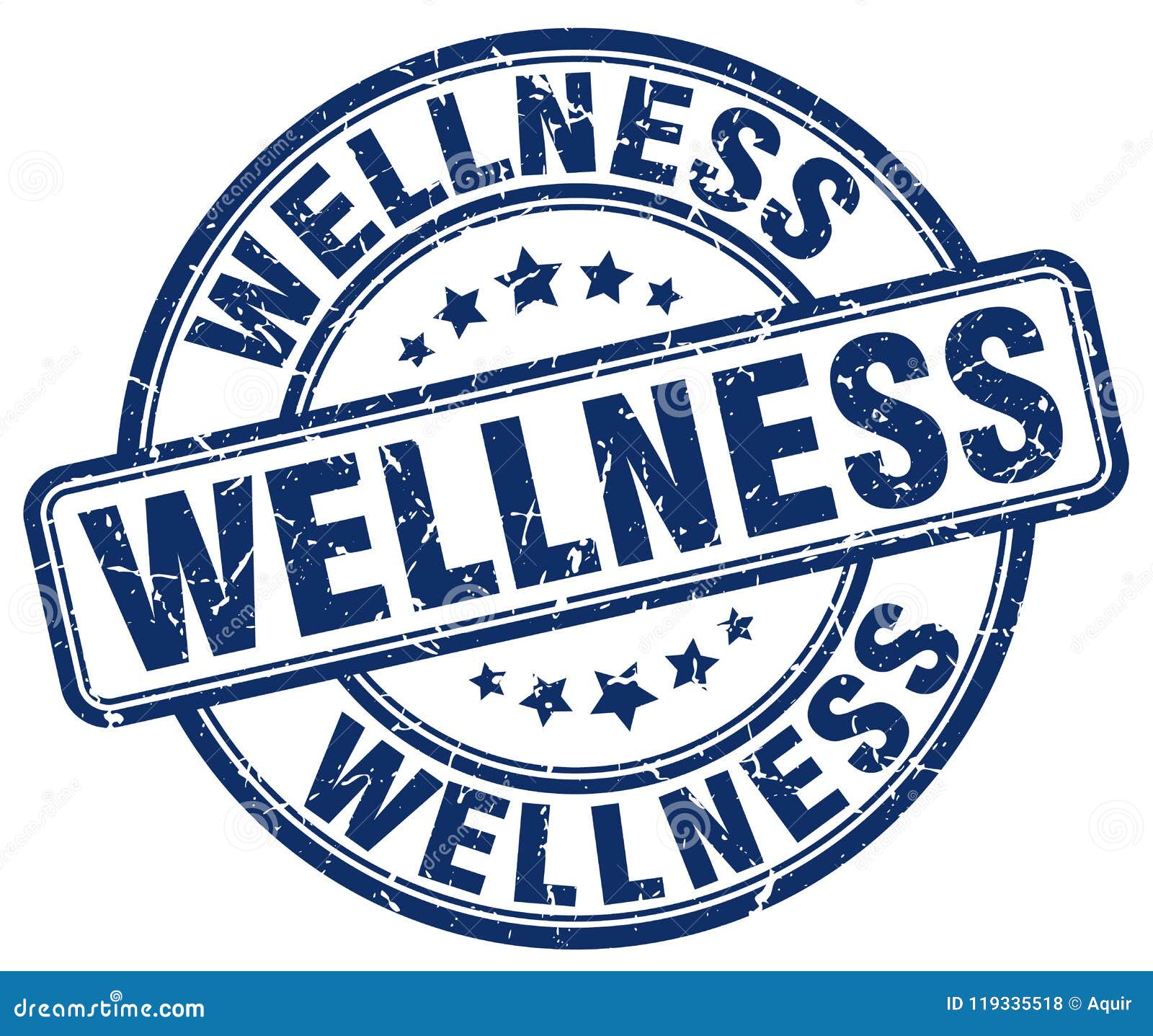 Wellness blue stamp stock vector. Illustration of grunge - 119335518