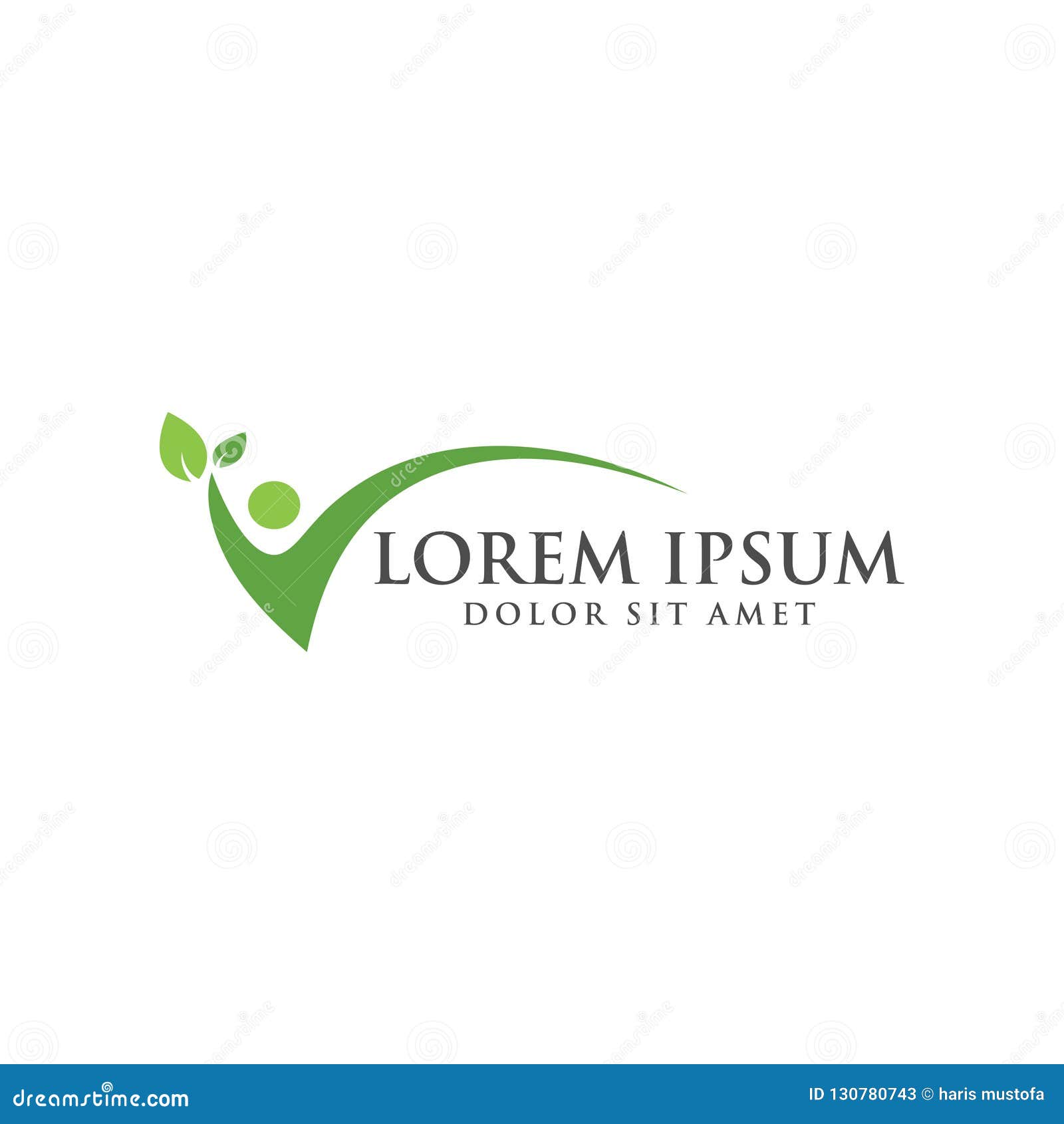 Wellness Graphic Design Element Template Vector Illustration Stock ...