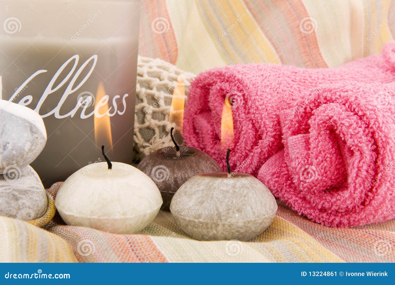 Wellness in gray and pink stock image. Image of white - 13224861