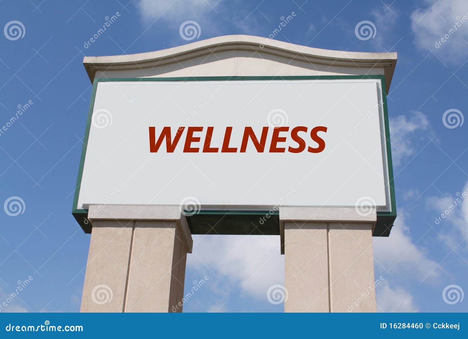 Wellness Sign stock photo. Image of health, hardihood - 16284460