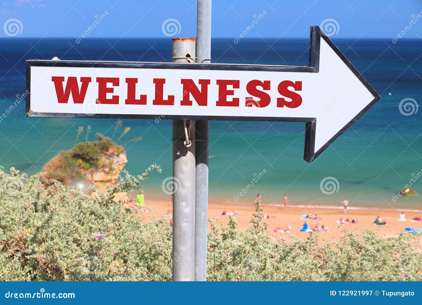 Wellness sign stock image. Image of signboard, destiny - 122921997