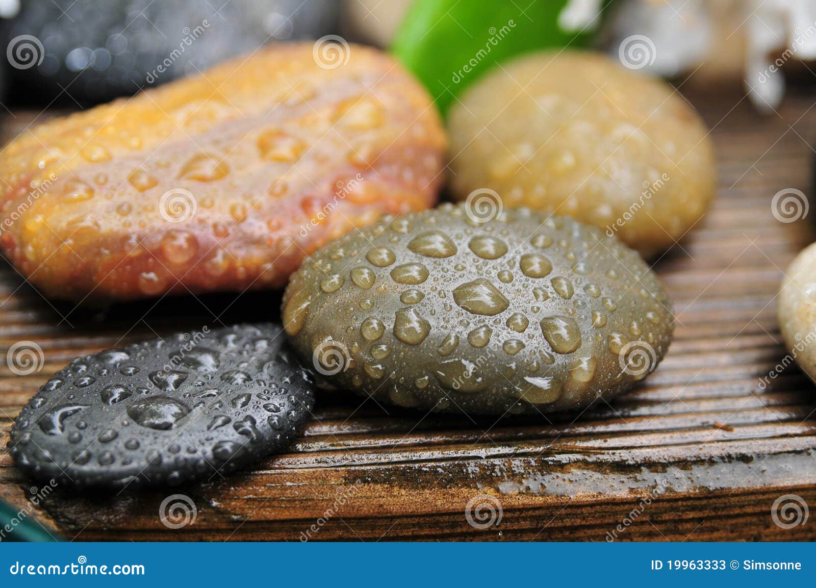 Wellness Stone stock image. Image of water, stone, drop - 19963333
