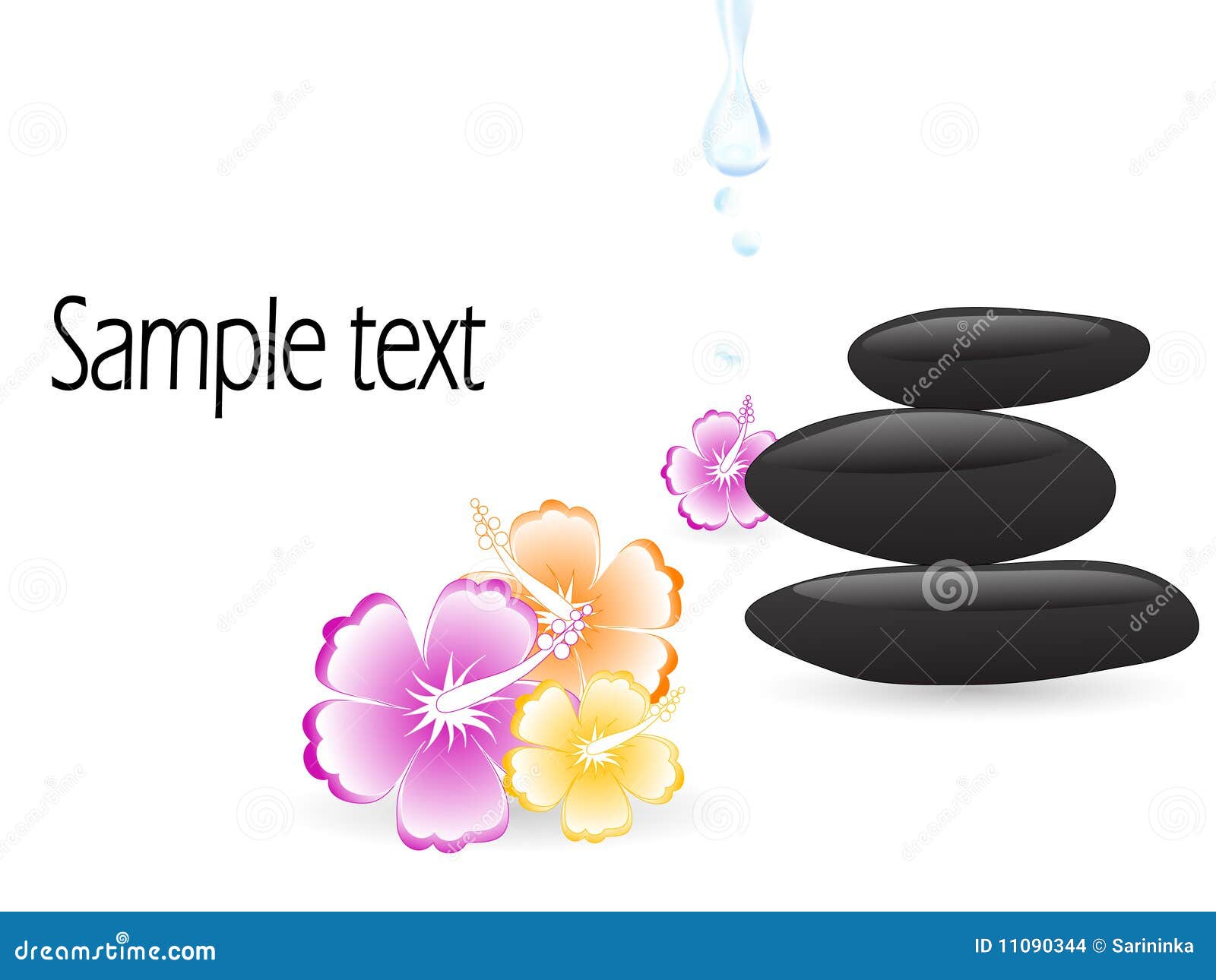 Wellness stones stock vector. Illustration of bubble - 11090344