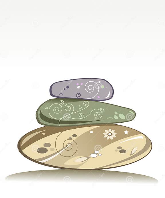 Wellness stones stock vector. Illustration of massage - 1187533