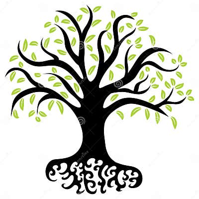 Wellness Tree stock vector. Illustration of tree, health - 43641150