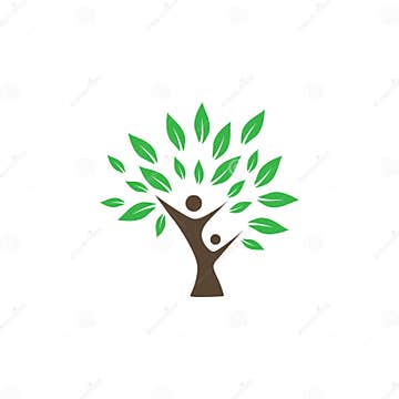 Wellness Tree Logo Icon Design Template Vector Stock Vector ...