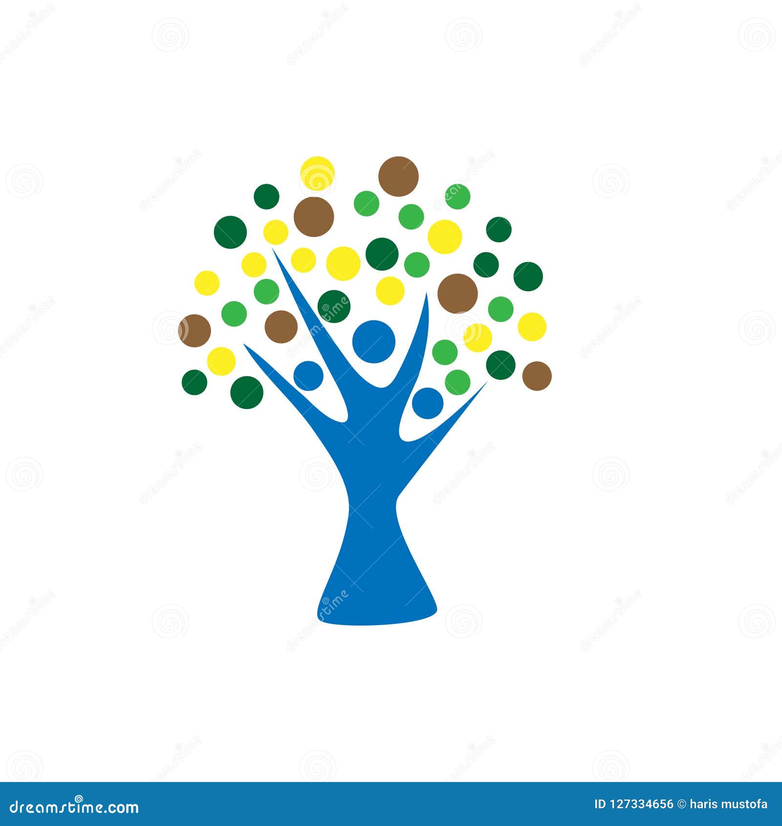Wellness Tree Logo Icon Design Template Vector Stock Vector ...