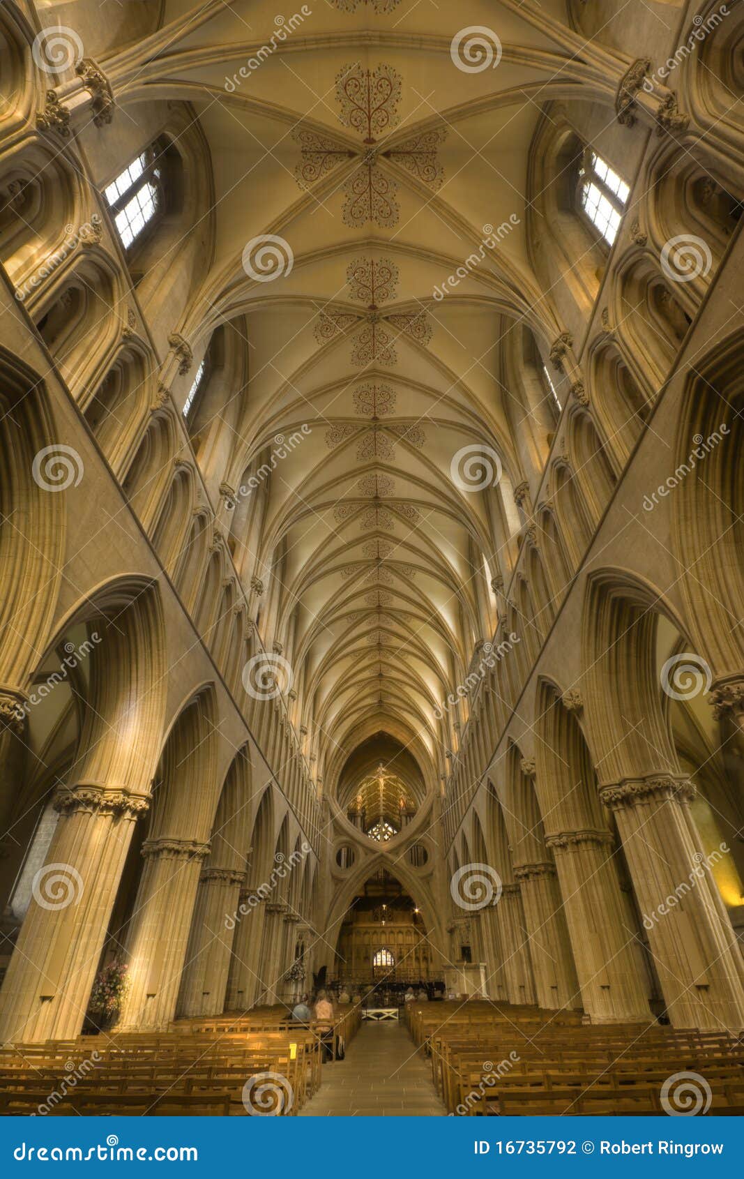 Wells Cathedral Interior stock photo. Image of interior - 16735792