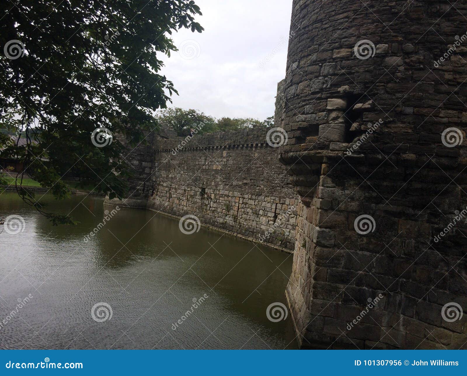 Welsh Castle stock photo. Image of welsh, side, view - 101307956
