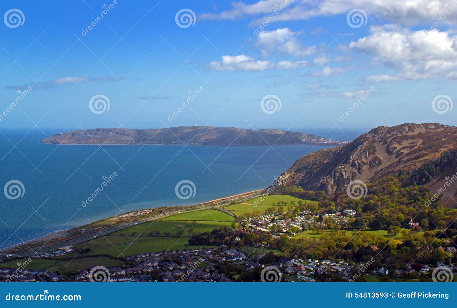 Welsh Coast stock image. Image of shore, moor, beach - 54813593