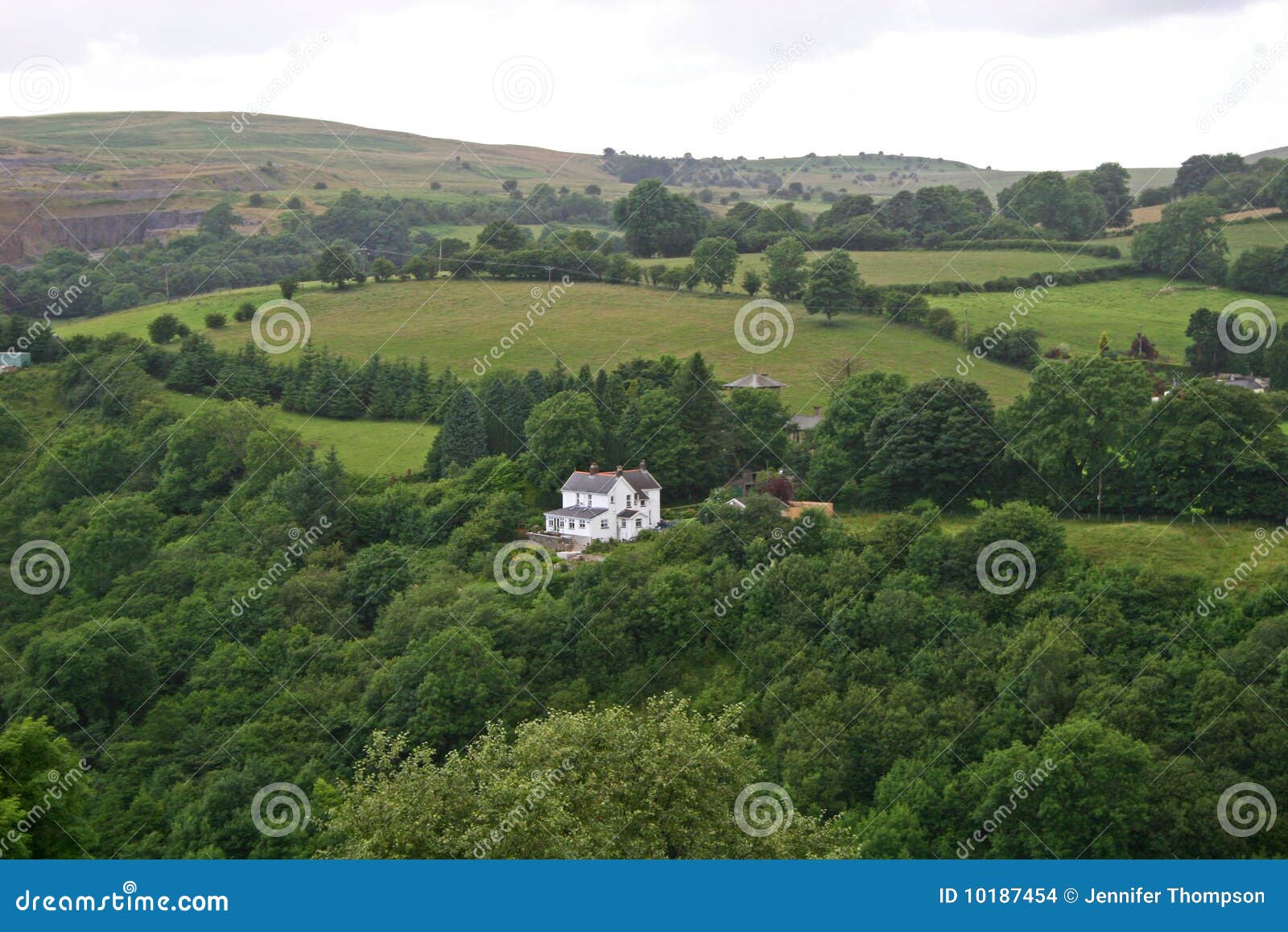 Welsh countryside stock photo. Image of farmhouse, earth - 10187454