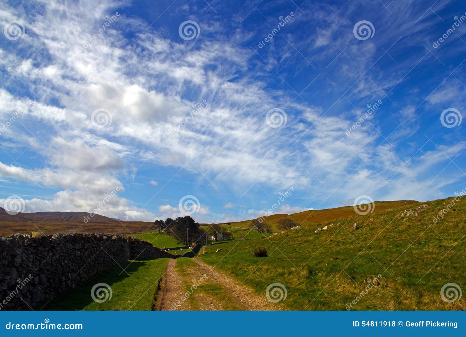 Welsh Countryside stock photo. Image of landscape, mountain - 54811918