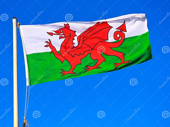 Welsh flag stock photo. Image of wales, nationality, celtic - 23921226