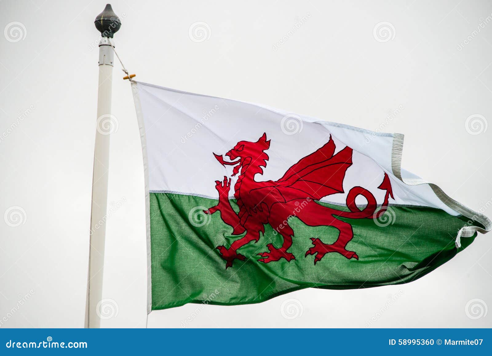 Welsh flag stock photo. Image of great, emblem, british - 58995360