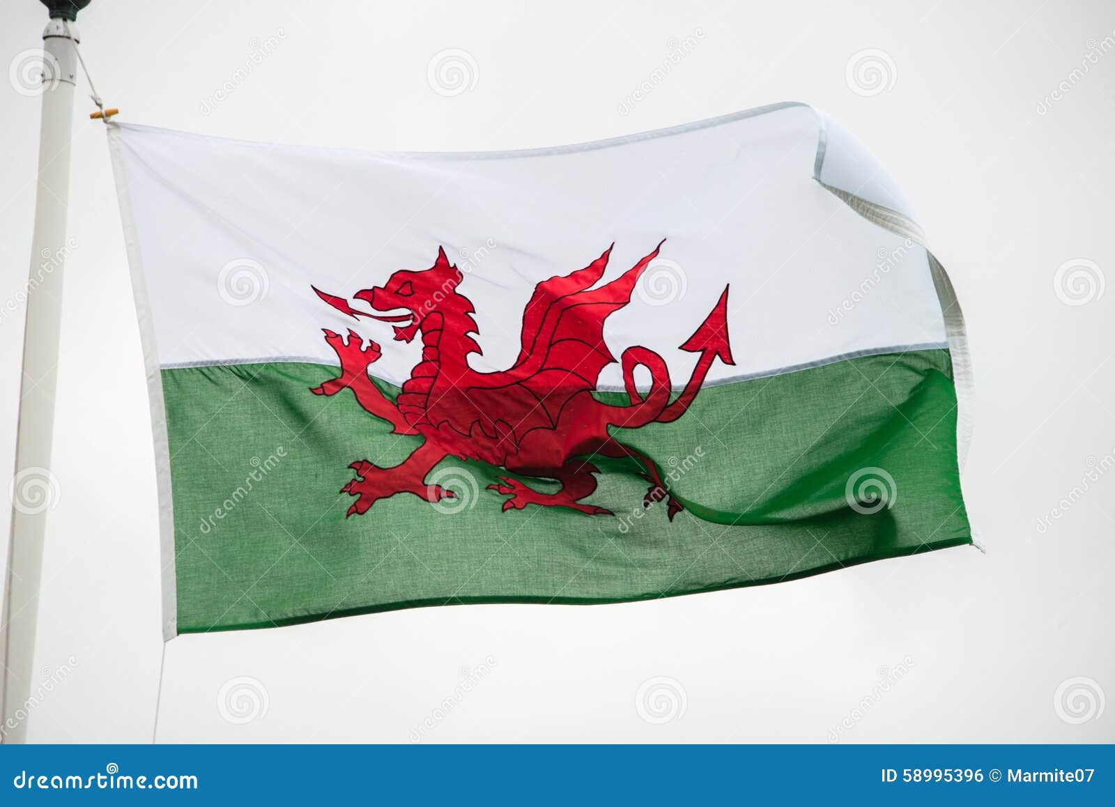 Welsh flag stock photo. Image of cymru, culture, heraldry - 58995396