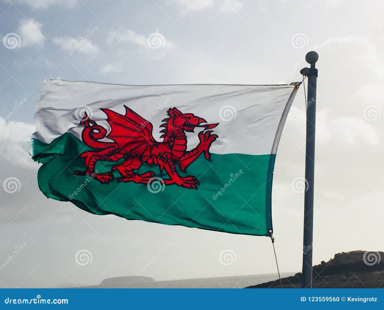 Welsh Flag stock photo. Image of welsh, national, flag - 123559560