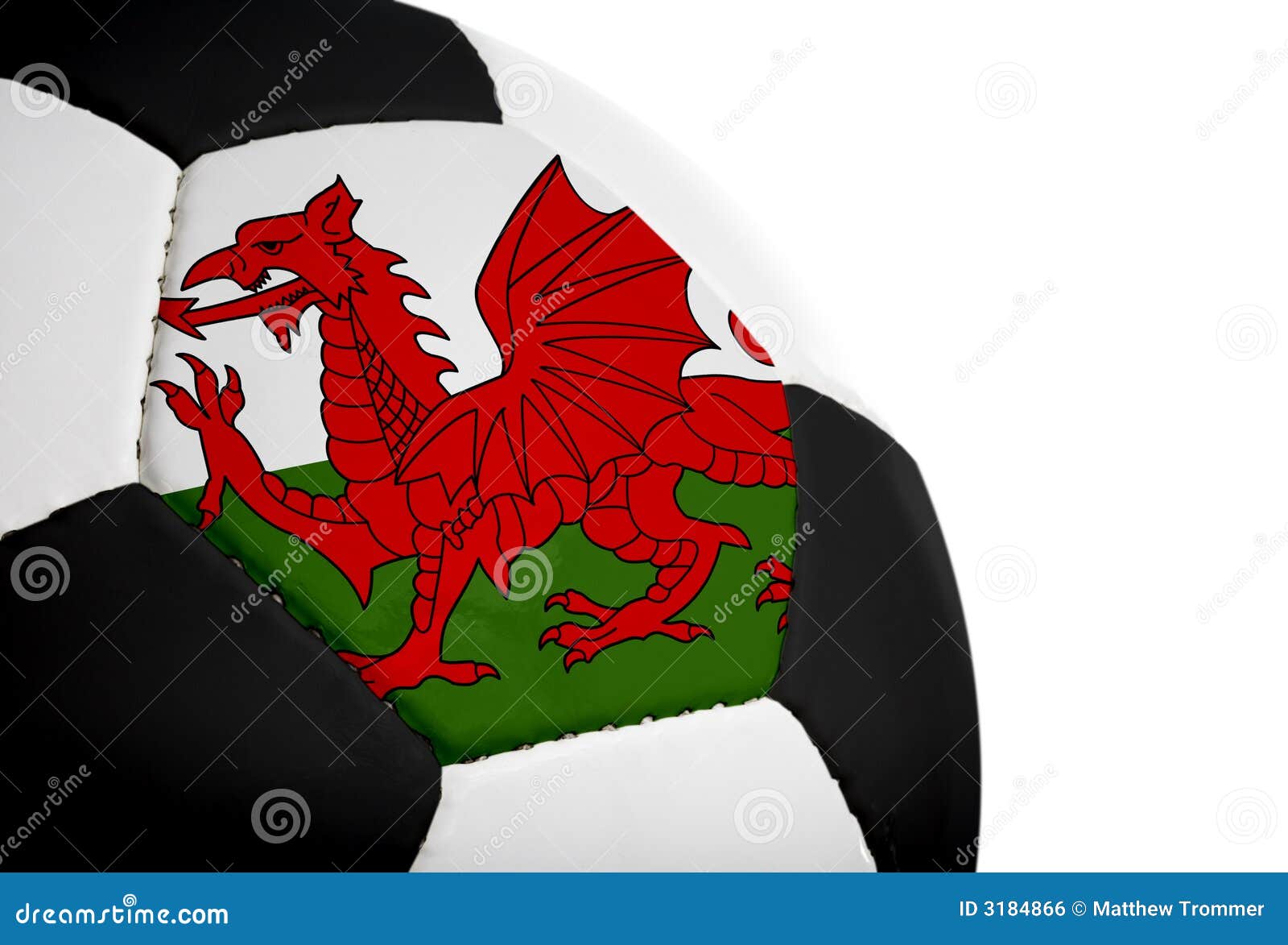 Welsh Flag - Football stock photo. Image of isolated, europe - 3184866