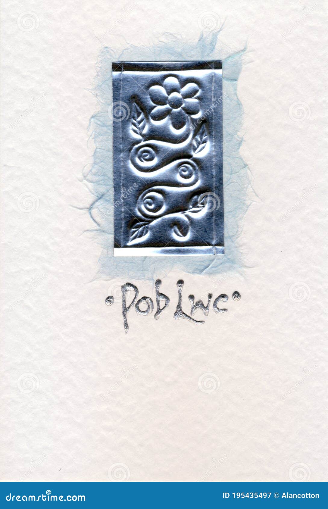 Welsh Good Luck Card Design Stock Illustration - Illustration of happy ...