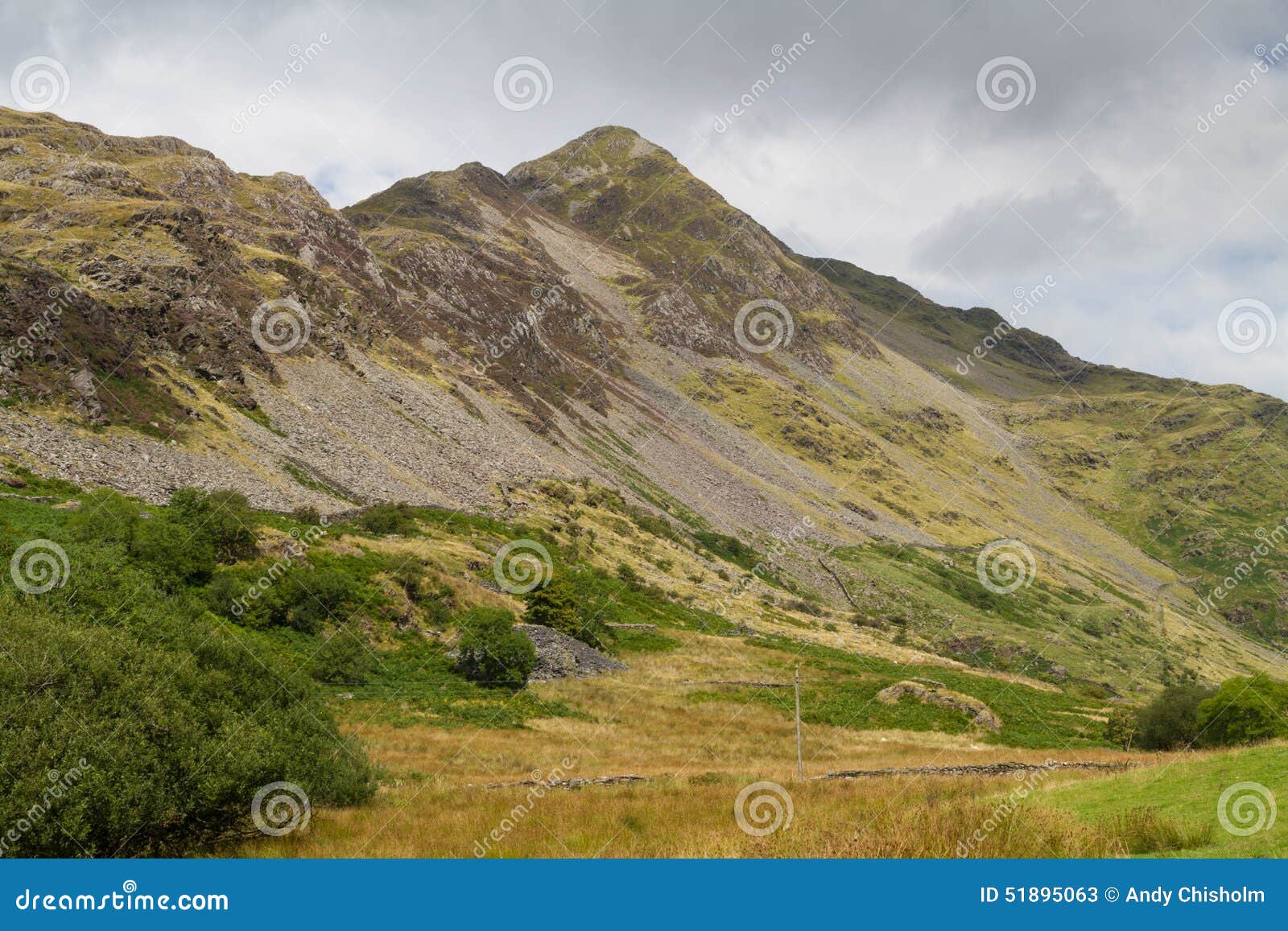 Welsh mountain Cnicht stock image. Image of national - 51895063
