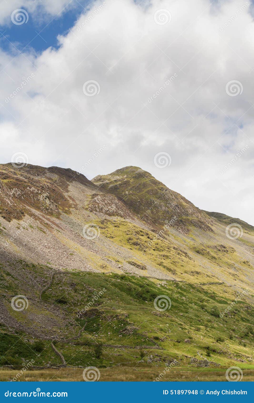 Welsh mountain Cnicht stock photo. Image of gwynedd, cnicht - 51897948