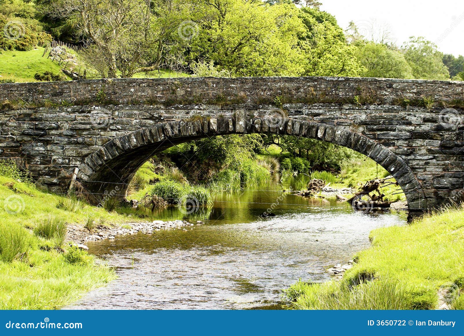Welsh Stream stock photo. Image of pasture, road, stone - 3650722