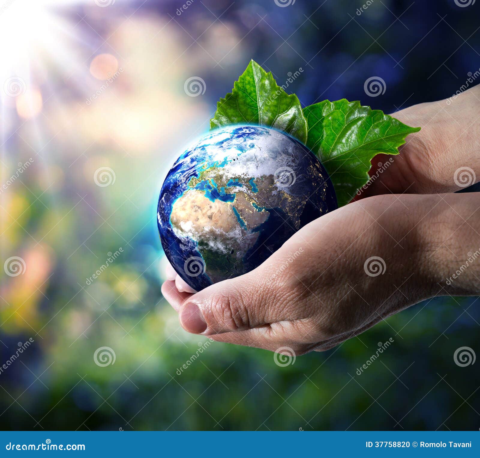 Welt in der Hand stockfoto. Bild von leben, umgebung - 37758820