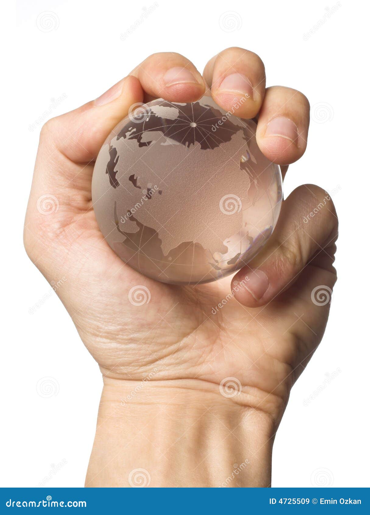 Welt in der Hand stockbild. Bild von leistung, asien, globalisierung ...