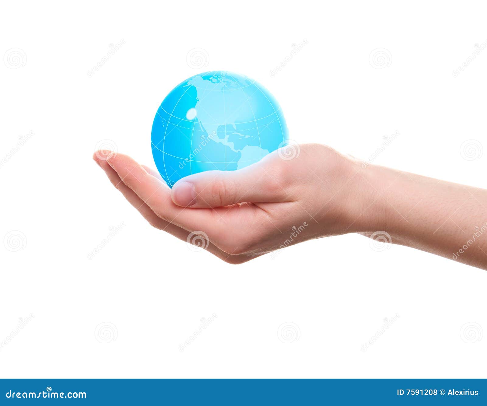 Welt in der Hand stockfoto. Bild von konzepte, körperlich - 7591208