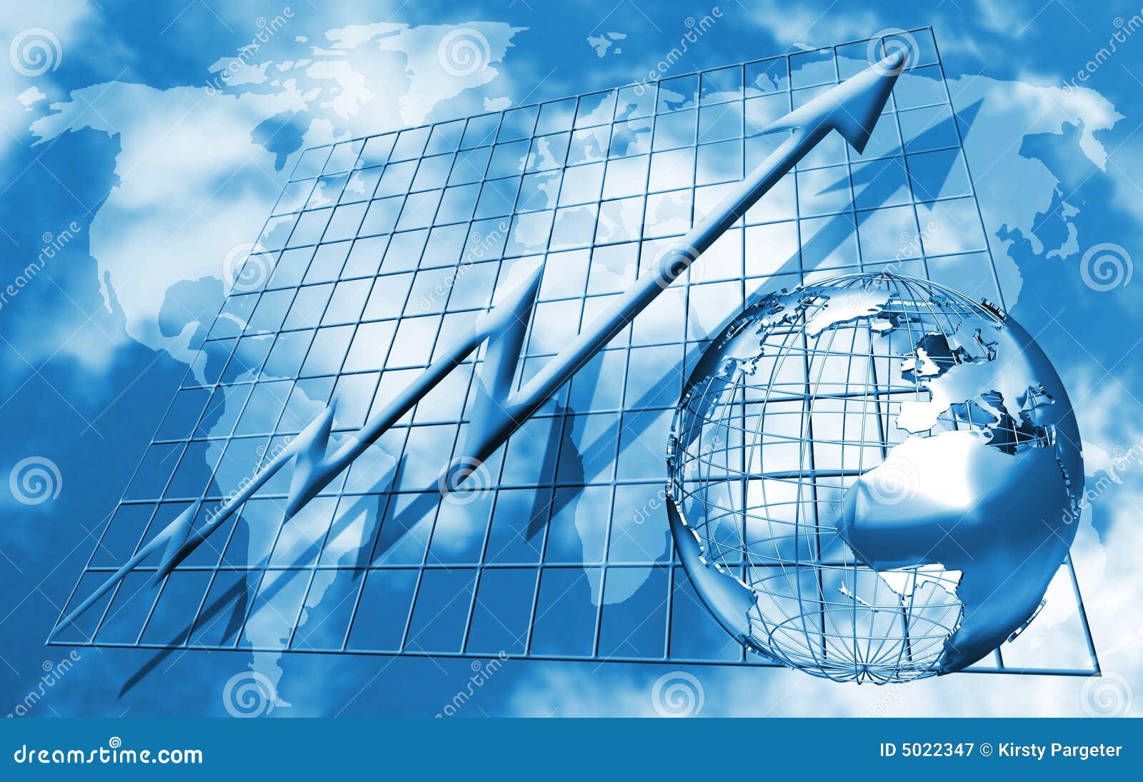 Welthandel stock abbildung. Illustration von erfolg, digital - 5022347