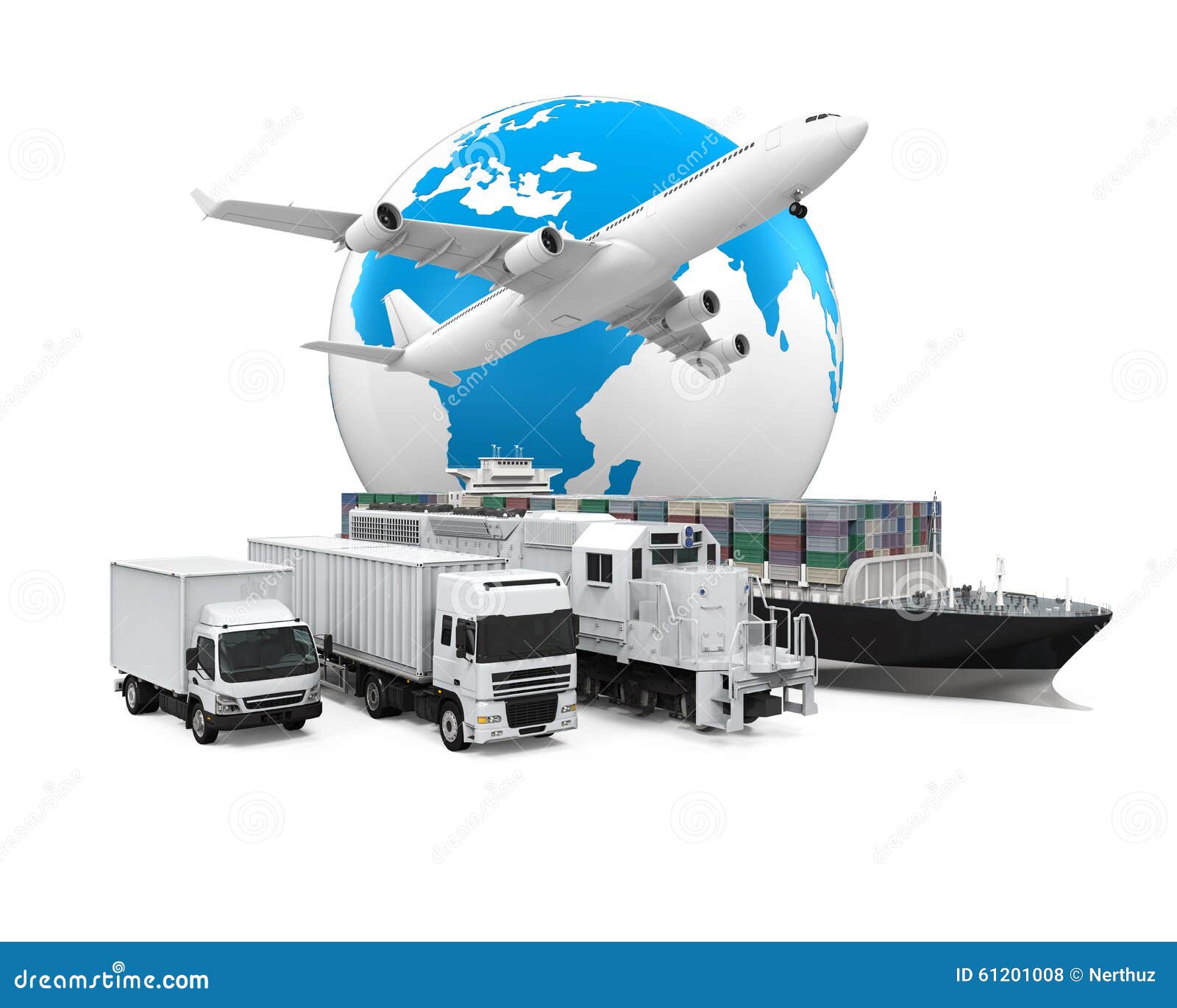 Weltweiter Fracht-Transport Stock Abbildung - Illustration von ...