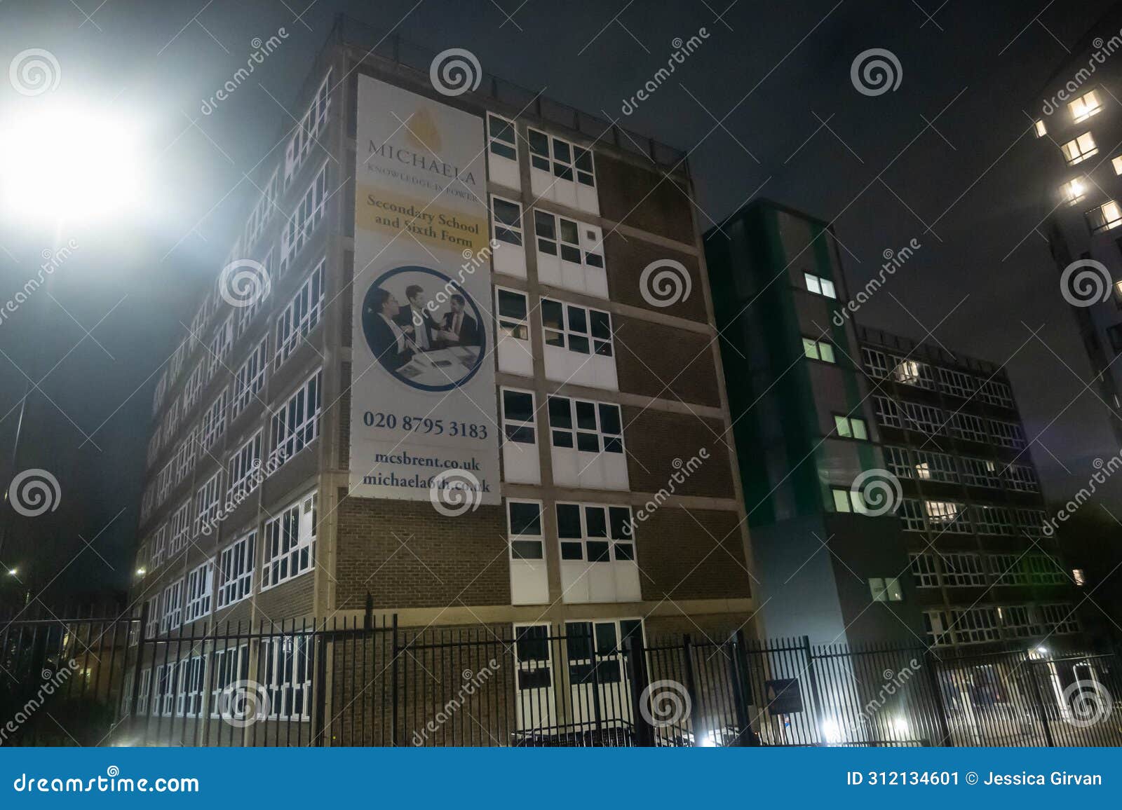 WEMBLEY, LONDON - 24 March 2024: Michaela Community School in Wembley ...