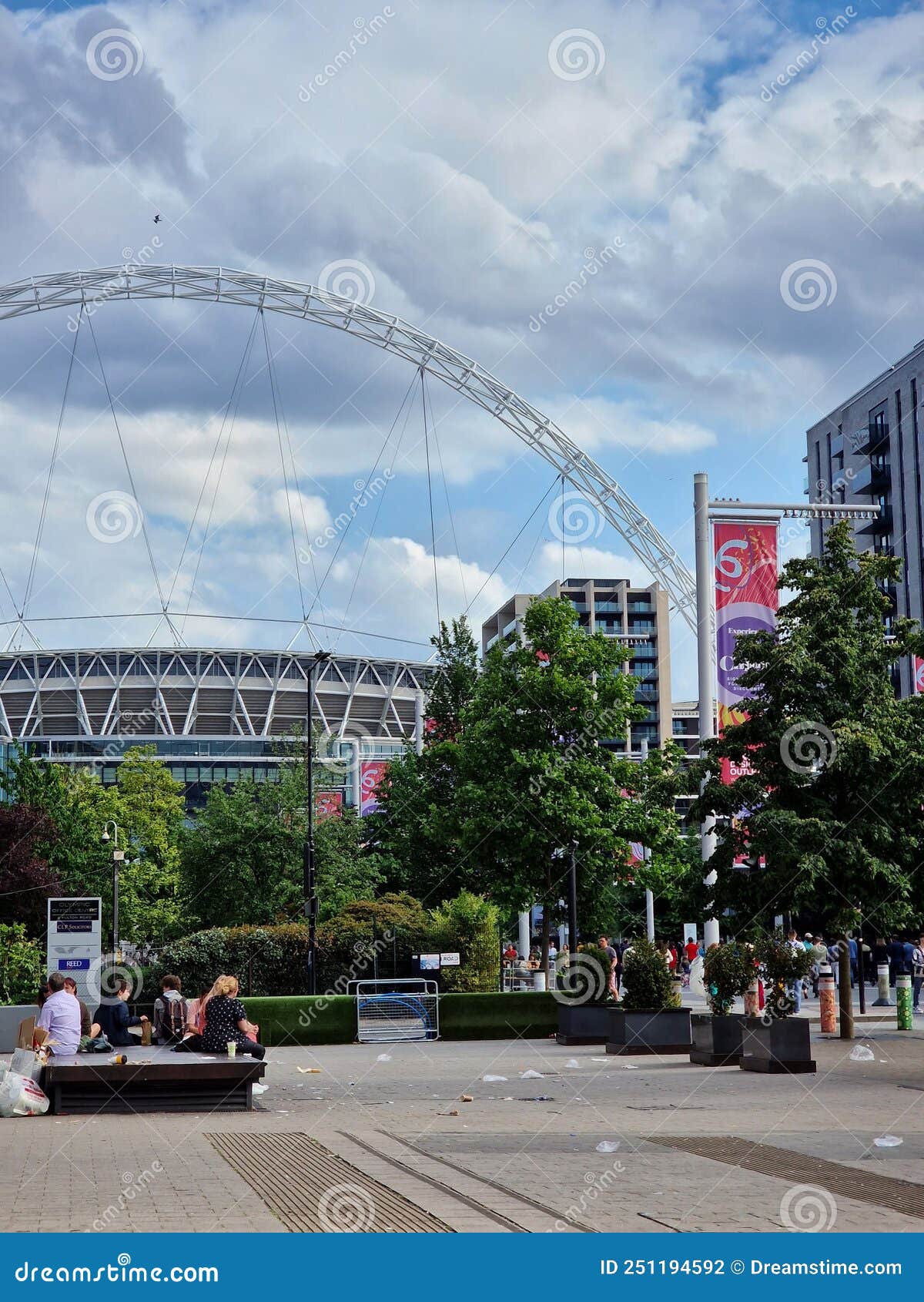 Wembley Park, London editorial photography. Image of stadium - 251194592