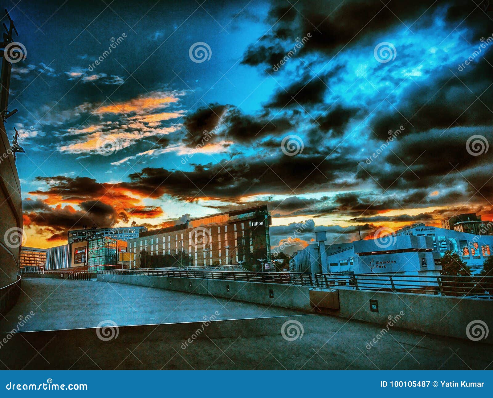 Wembley Stadium Sunset IPhone Editorial Photography - Image of stadium ...