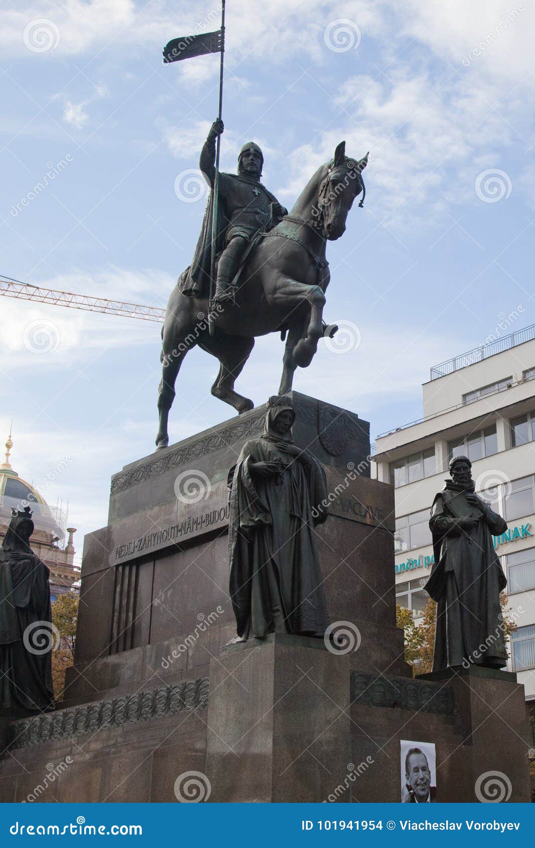 Wenceslas Square imagen de archivo editorial. Imagen de praga - 101941954