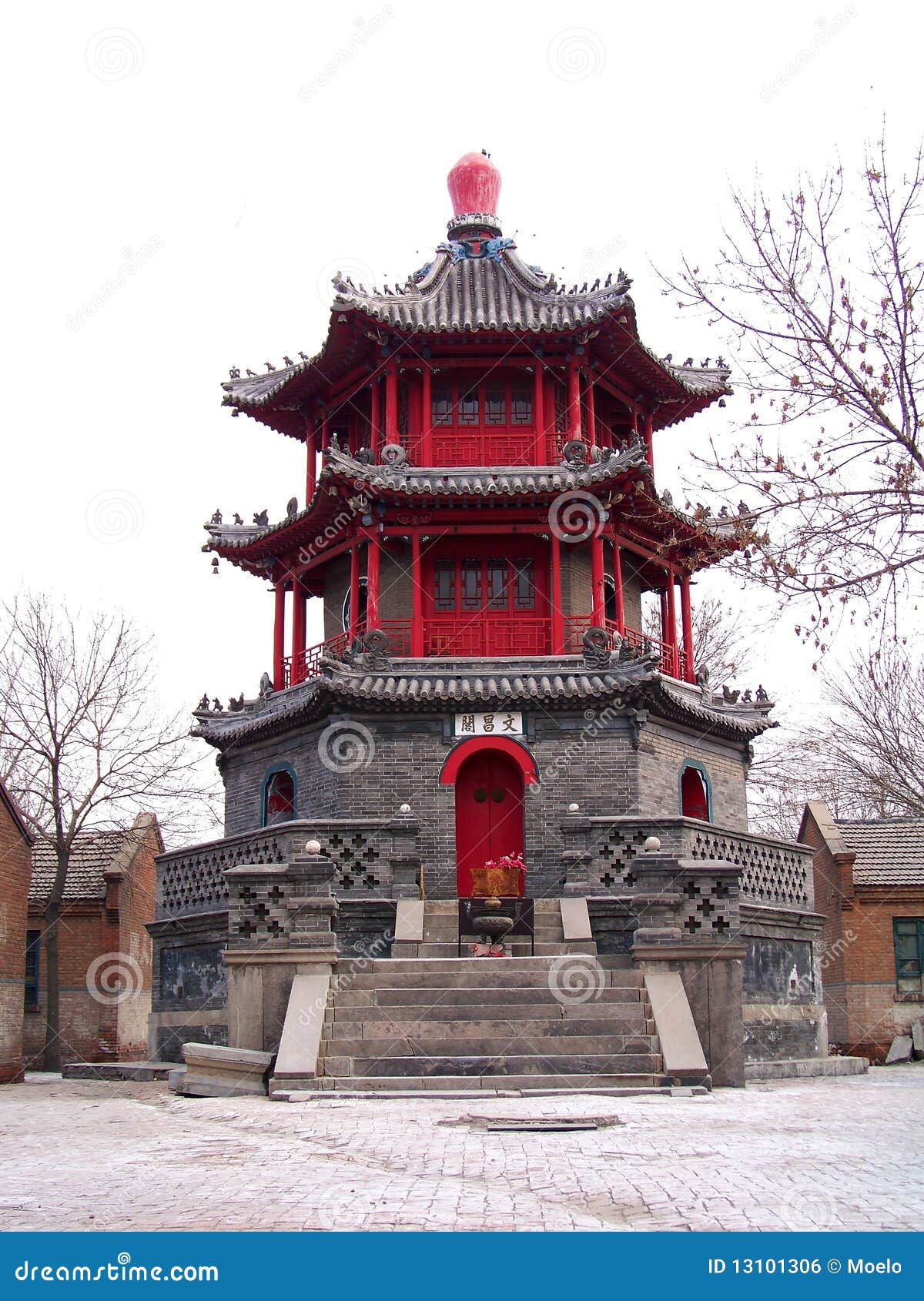Wenchang Pavilion stock photo. Image of tianjin, architecture - 13101306