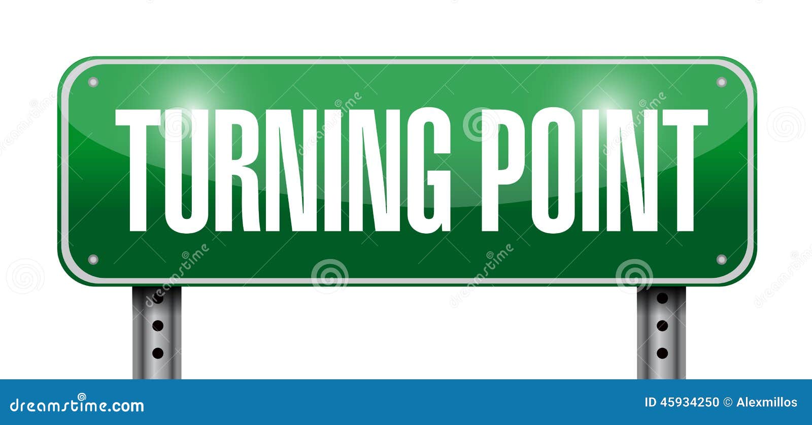 Wendepunktzeichen-Illustrationsdesign Stock Abbildung - Illustration ...