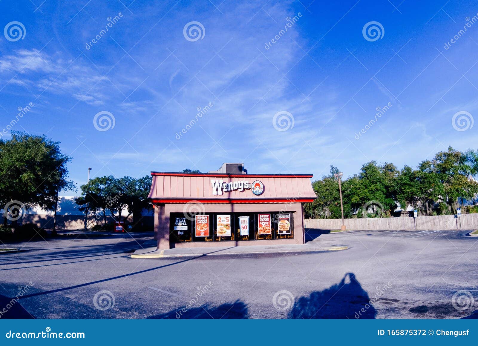 Wendy fast food Restaurant editorial photography. Image of company ...