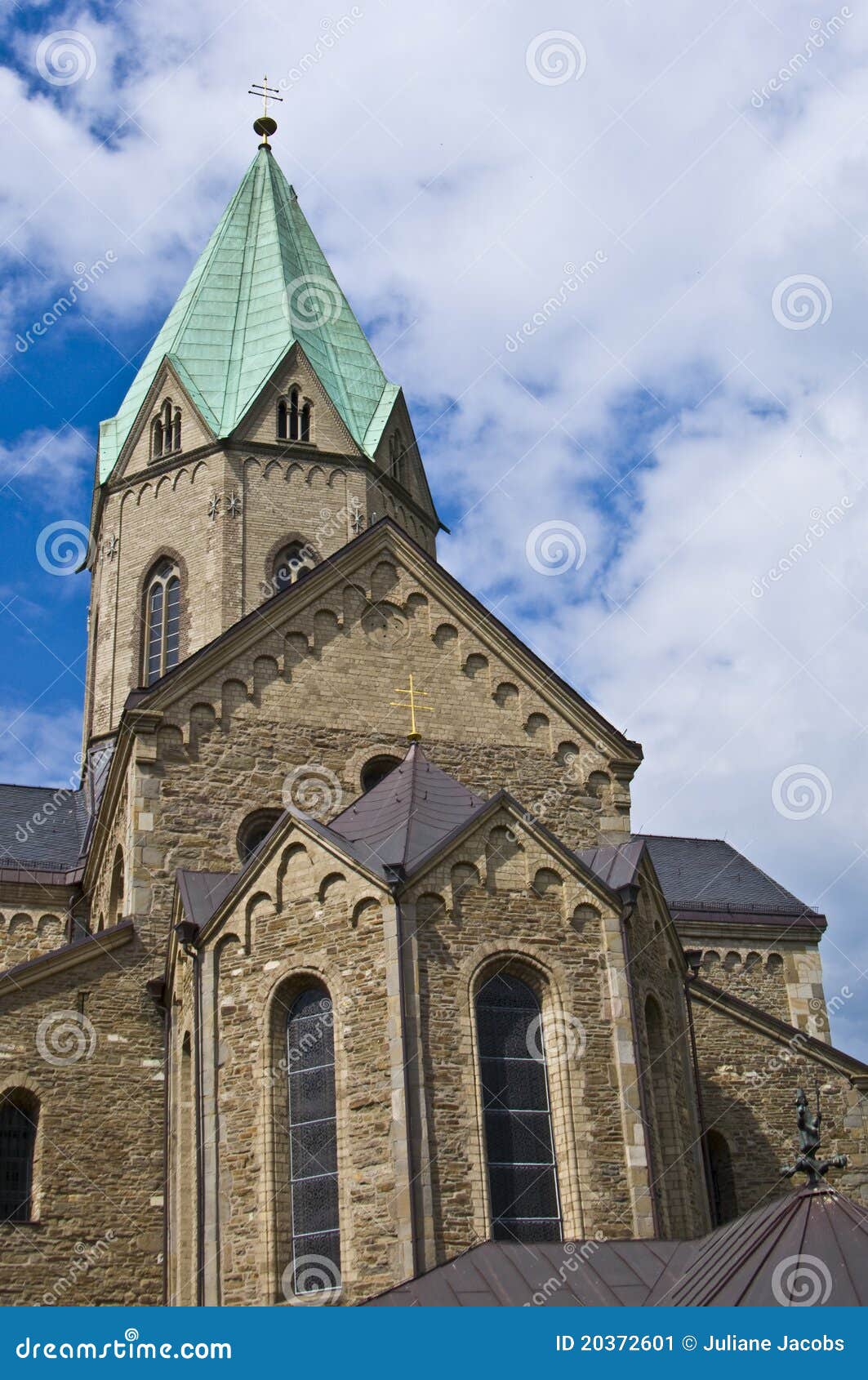 Werden Abbey stock image. Image of werden, westfalen - 20372601